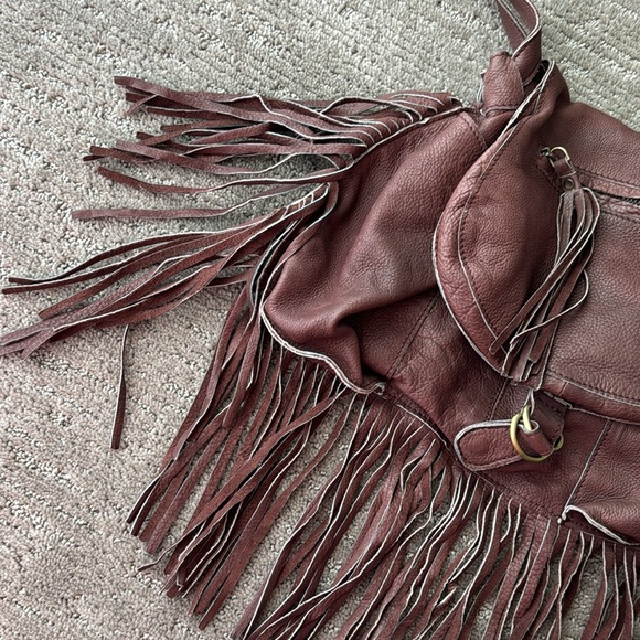 Cut & Paste | Bags | Cut N Paste Leather Fringe Multipocket Bag | Poshmark